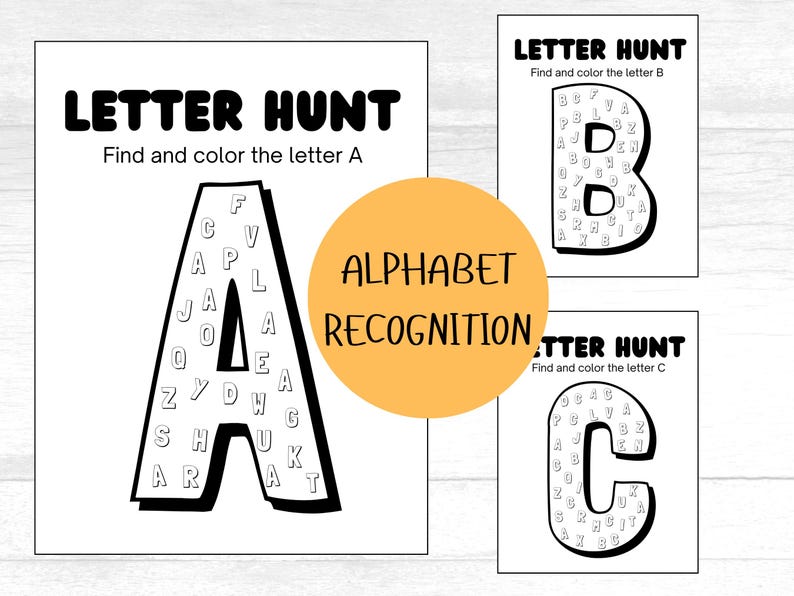 Alphabet Tracing Worksheets for Kids, Printable Letter Tracing Workbook ...