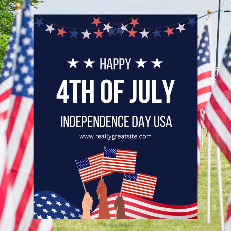 Happy 4th of July Card | Independence Day Card | Memorial Day | Happy ...