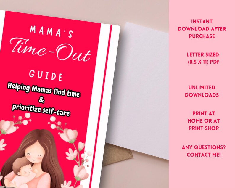 Mama’s Time Out Guide | 10-page Digital Download | Editable Canva ...