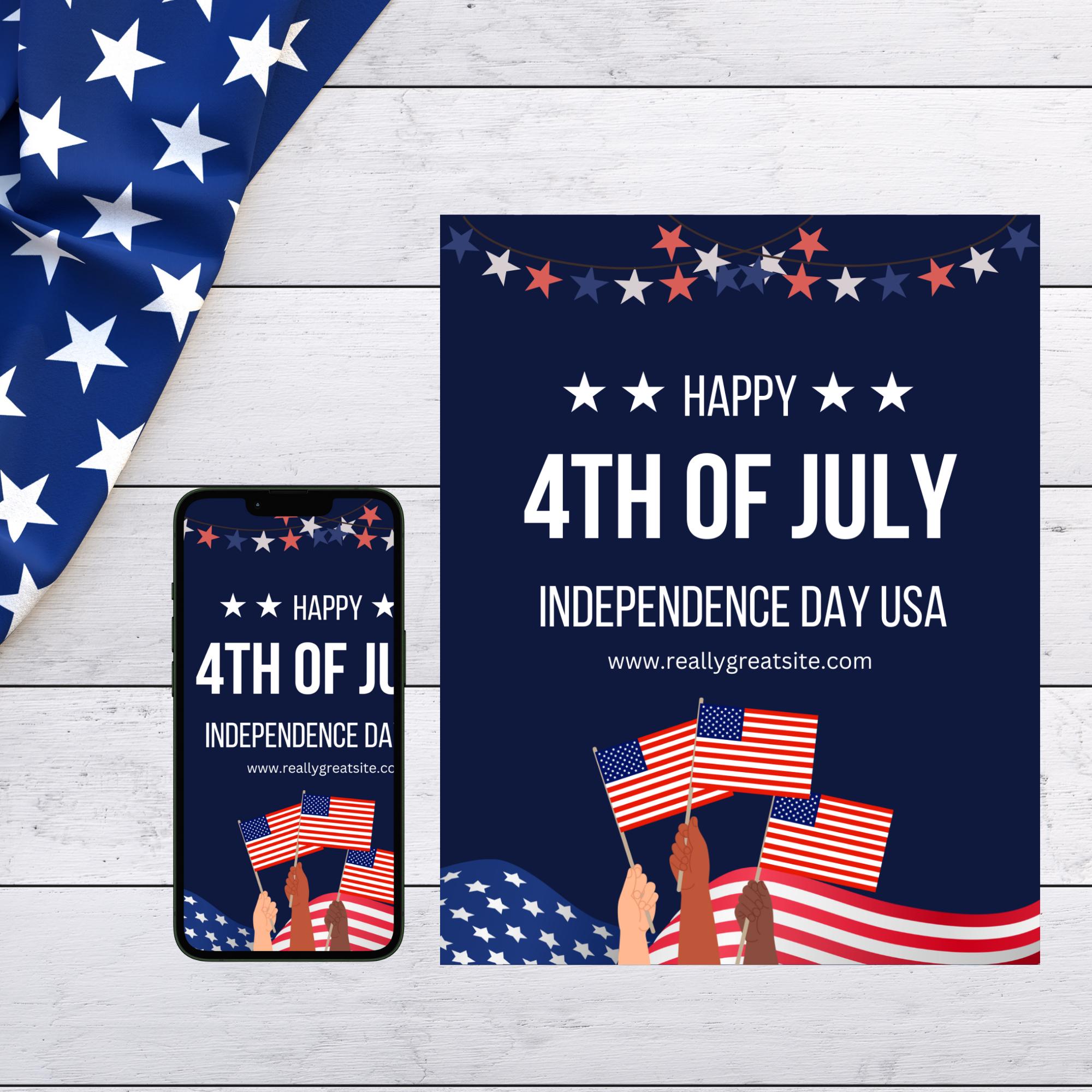 Happy 4th of July Card | Independence Day Card | Memorial Day | Happy ...