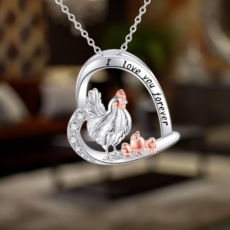 Chicken Necklace - Etsy