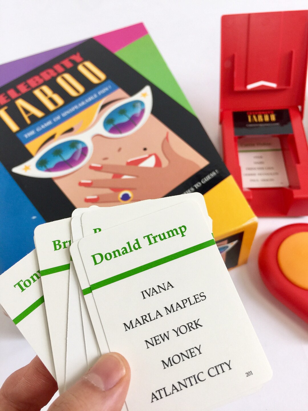 Vintage 1990s Game, Celebrity Taboo Milton Bradley Game 1991 VGC, Word ...