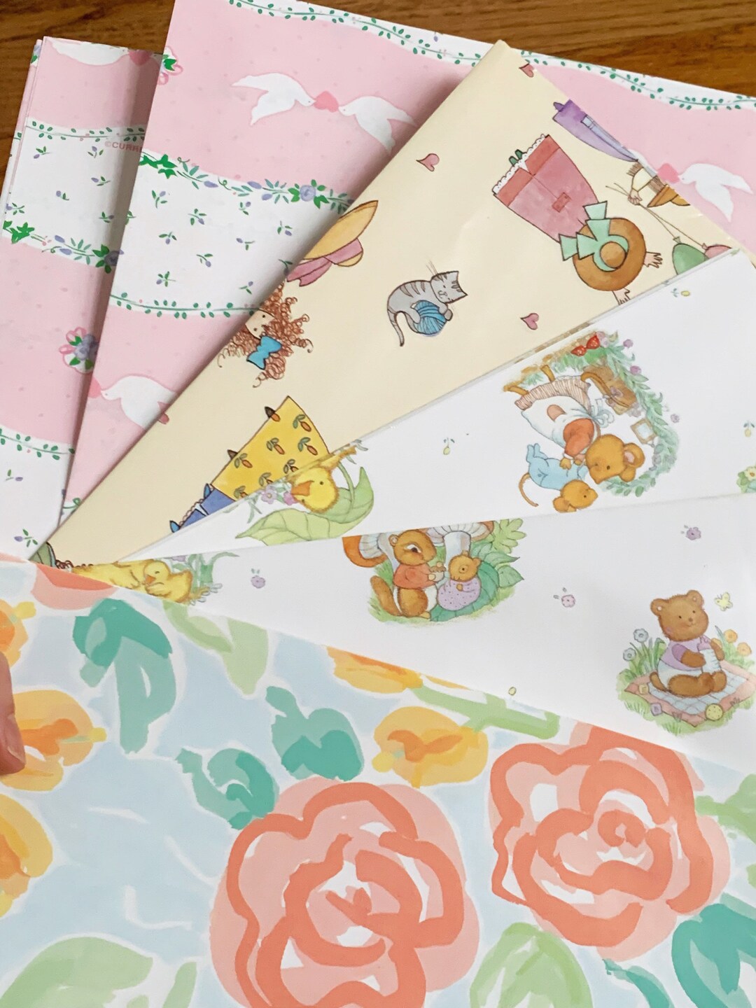 Vintage 1990s Wrapping Paper by Current, Everyday and Wedding Gift Wrap ...