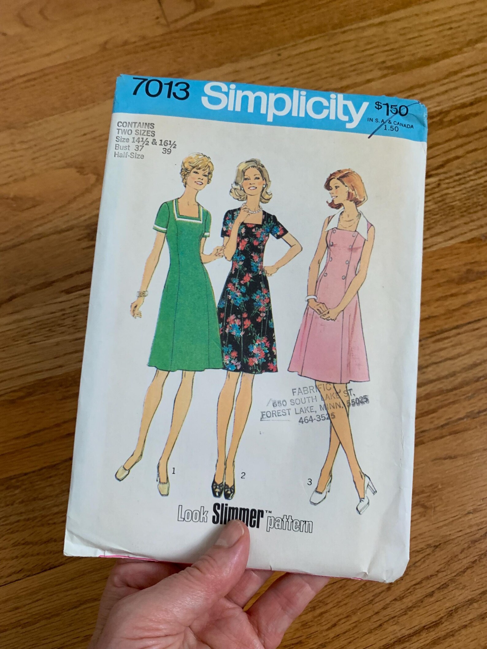 Vintage 1970s Women's Princess Seam A-line Dress Sewing Pattern ...