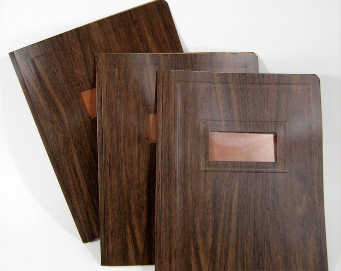 Faux Bois DUO-TANG Presentation Folder With Fasteners - Etsy