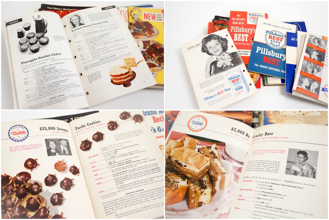 Vintage Pillsbury Bake-off Recipe Booklet (1950-1996) - Prize-winning ...