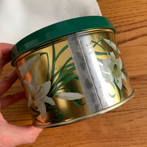 Vintage 50s Mrs. Leland's Golden Butter Bits Candy Tin - Mid Century ...