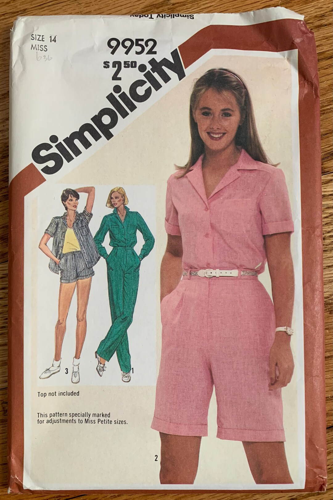Vintage 1980s Womens Sewing Pattern, B36 Casual Button Front Shirts ...