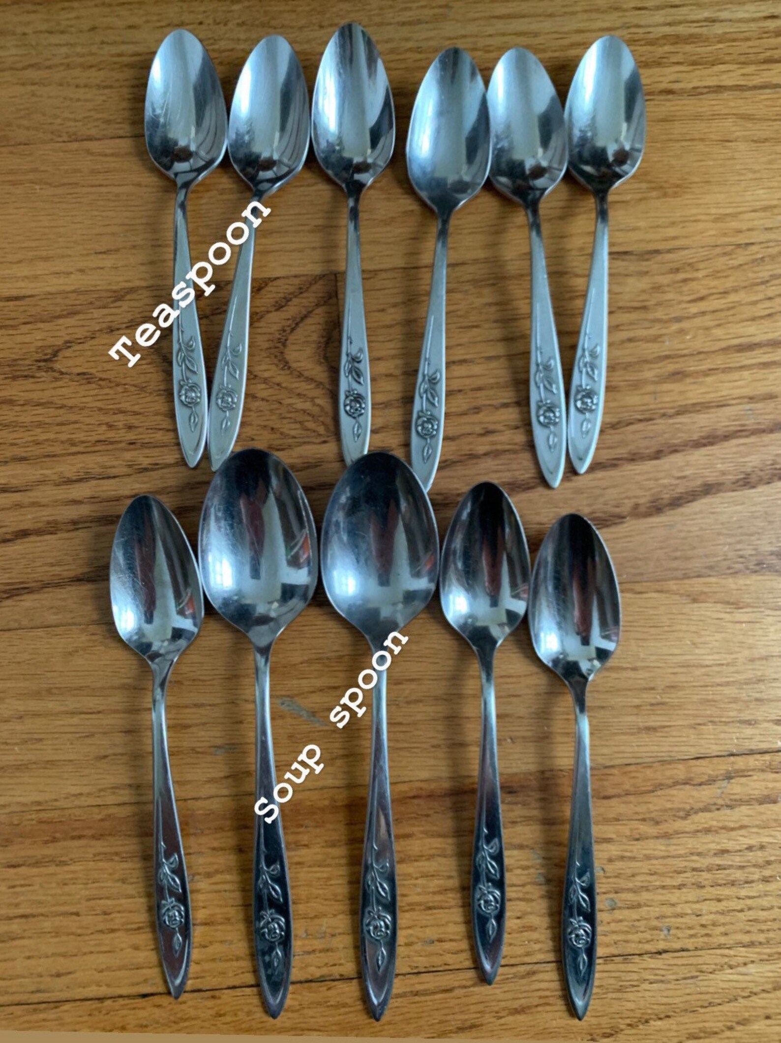 Vintage 1960s Oneida Community My Rose Stainless Flatware - Etsy