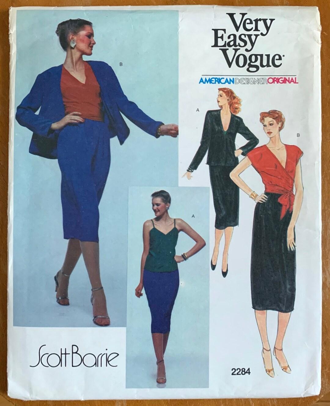 Vintage 1970s Scott Barrie Vogue 2284 Sewing Pattern: Women's Jacket ...