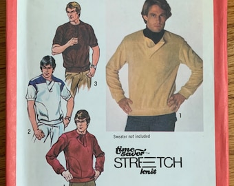 Vintage 1960s Sewing Pattern, Chest 40" Mens Nehru Jacket, Simplicity ...