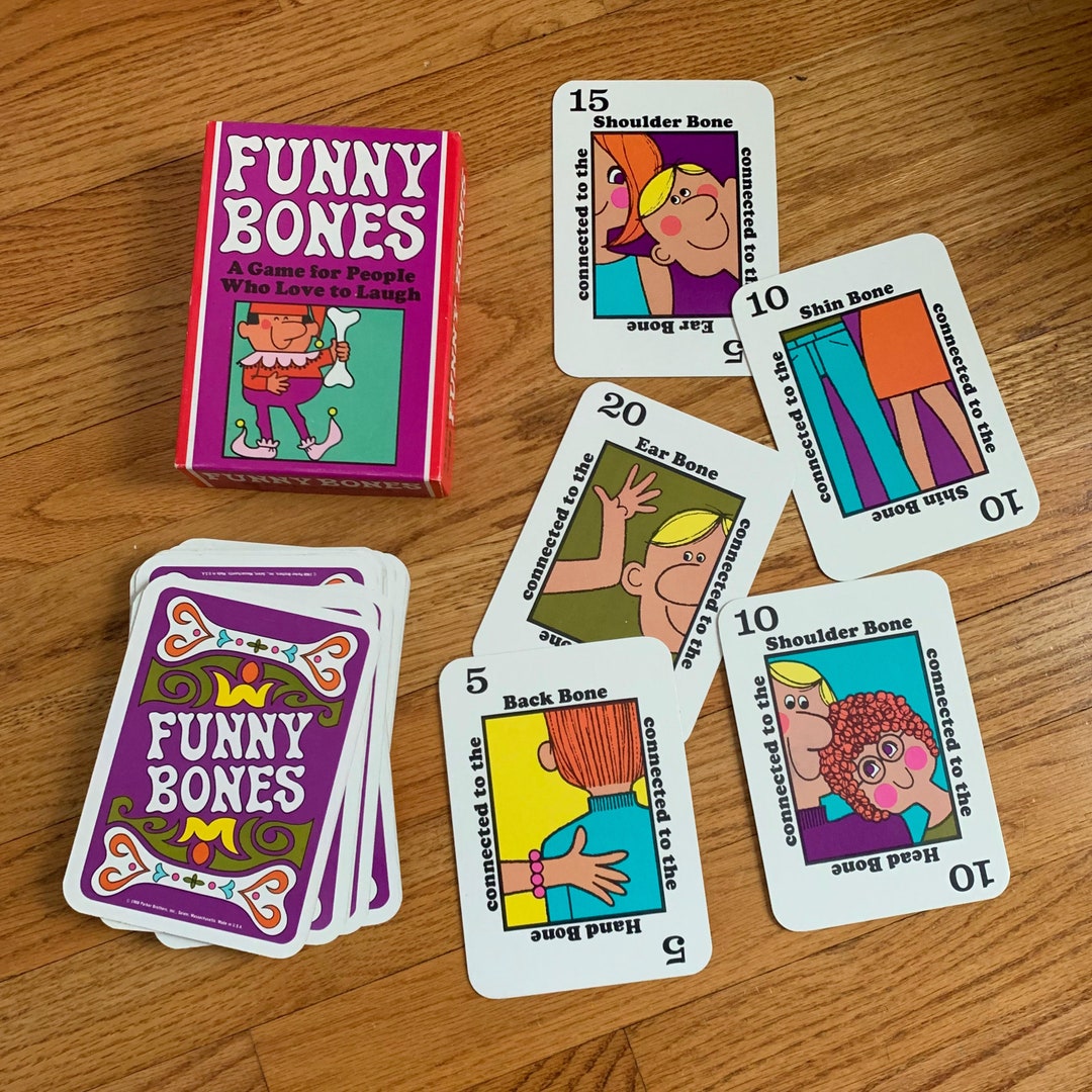 Vintage 1960s Game, Parker Brothers Funny Bones Game 1968 LIKE-NEW ...