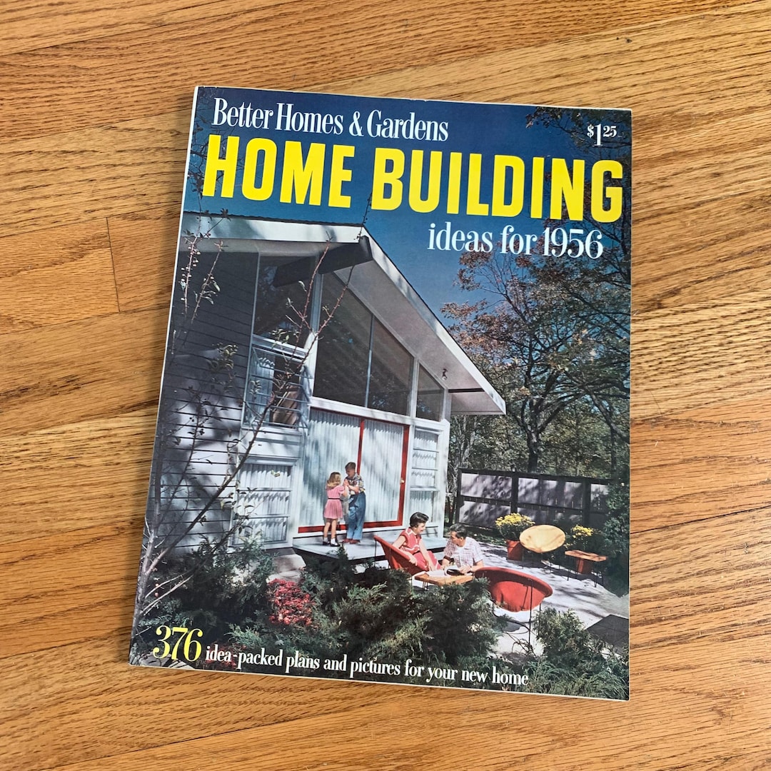 Vintage 1956 Better Homes and Gardens Home Building Ideas Magazine VGC ...