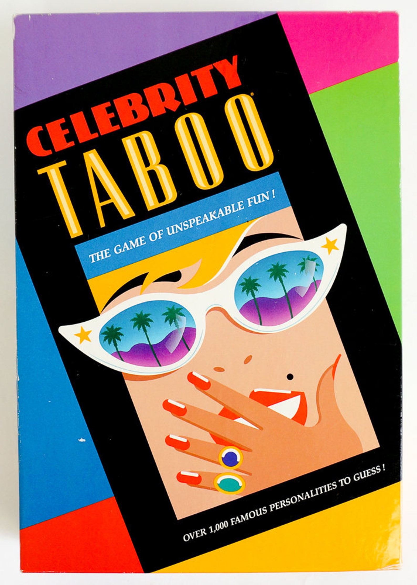 Vintage 1990s Game Celebrity Taboo Milton Bradley Game 1991 - Etsy