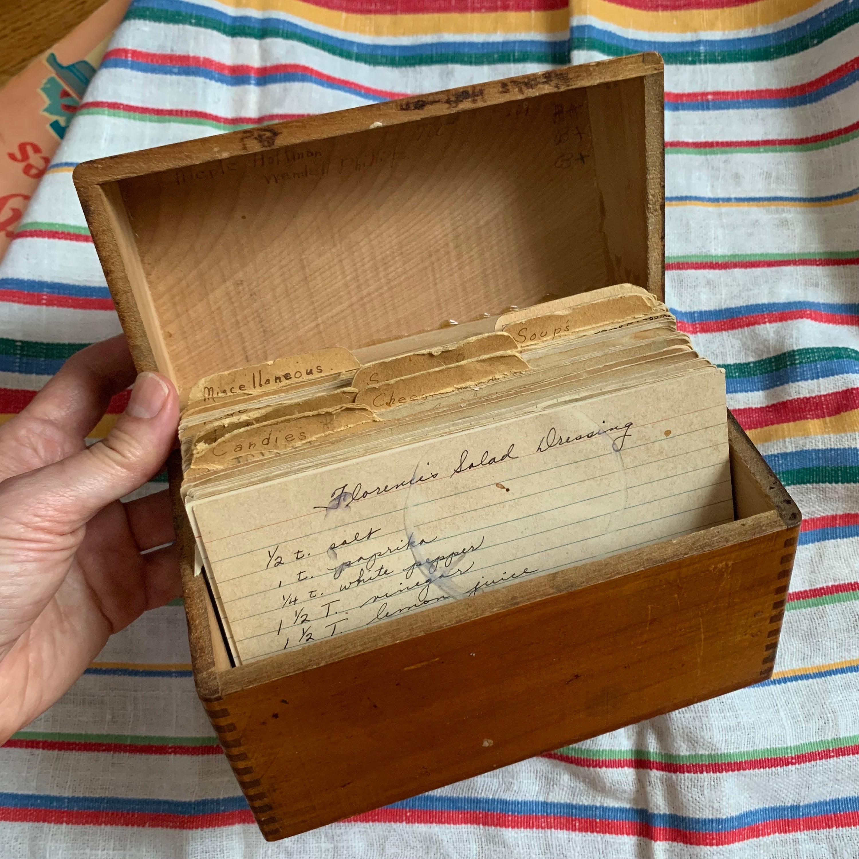 Vintage Recipe Box