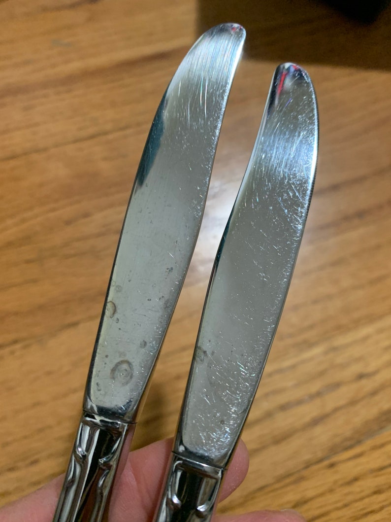 Vintage 1960s Oneida Chatelaine Stainless Flatware, Ice Tea Spoons ...