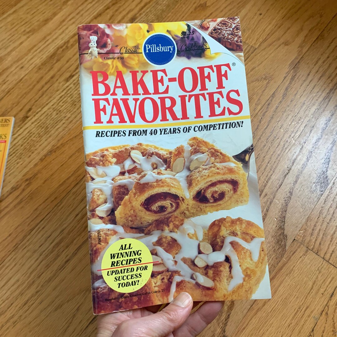 Vintage Pillsbury Bake Prize Winners Cookbook 1989 Pb, From 40 Years of ...
