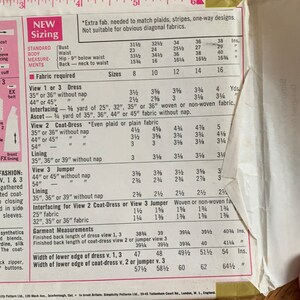 Vintage 60s Women's Mod Jumper or Coat-dress and Ascot Dress Sewing ...