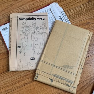 Vintage 1980s Womens Sewing Pattern, B36 Casual Button Front Shirts ...