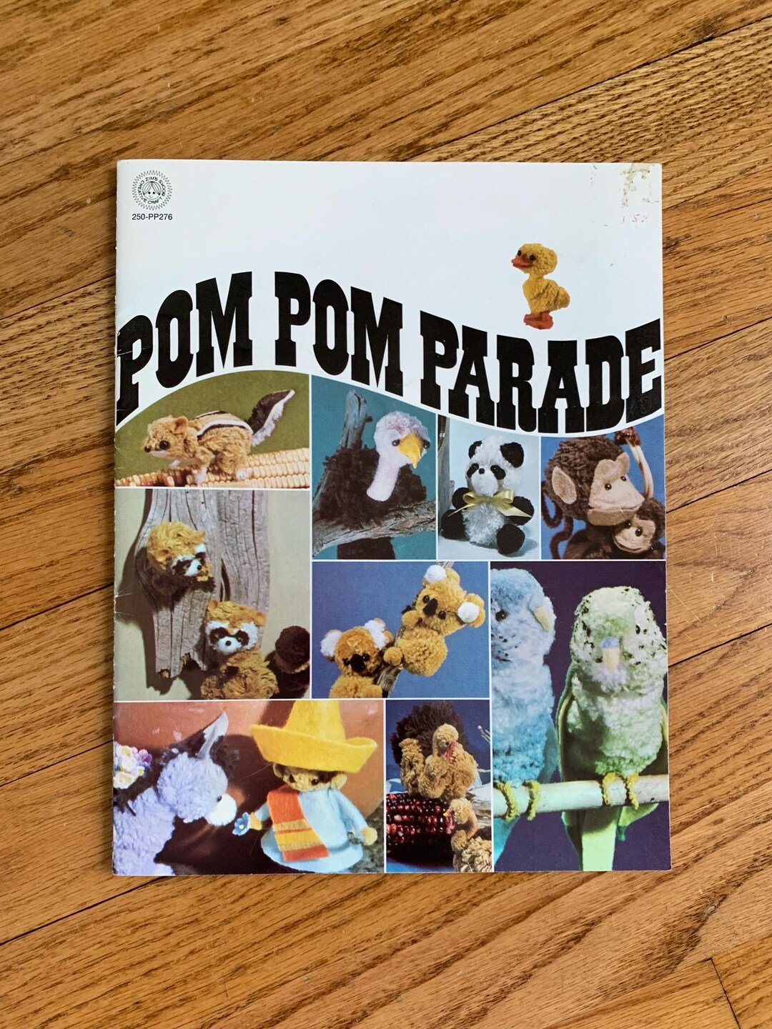 Vintage 1977 Pom Pom Parade: Yarn Craft Booklet for Kitschy Animal ...