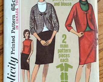 Vintage 1960s Sewing Pattern, B32 Womens One Piece Dress W/ Hat Scarf ...