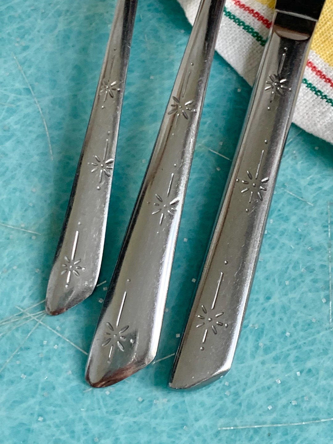 Vintage 1950s Silco Galaxy Stainless Flatware & Serving Utensils - Mid ...