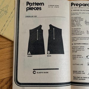 B36" Women's One Shoulder Dress or Top, Stretch Knit, Vintage 1980s ...