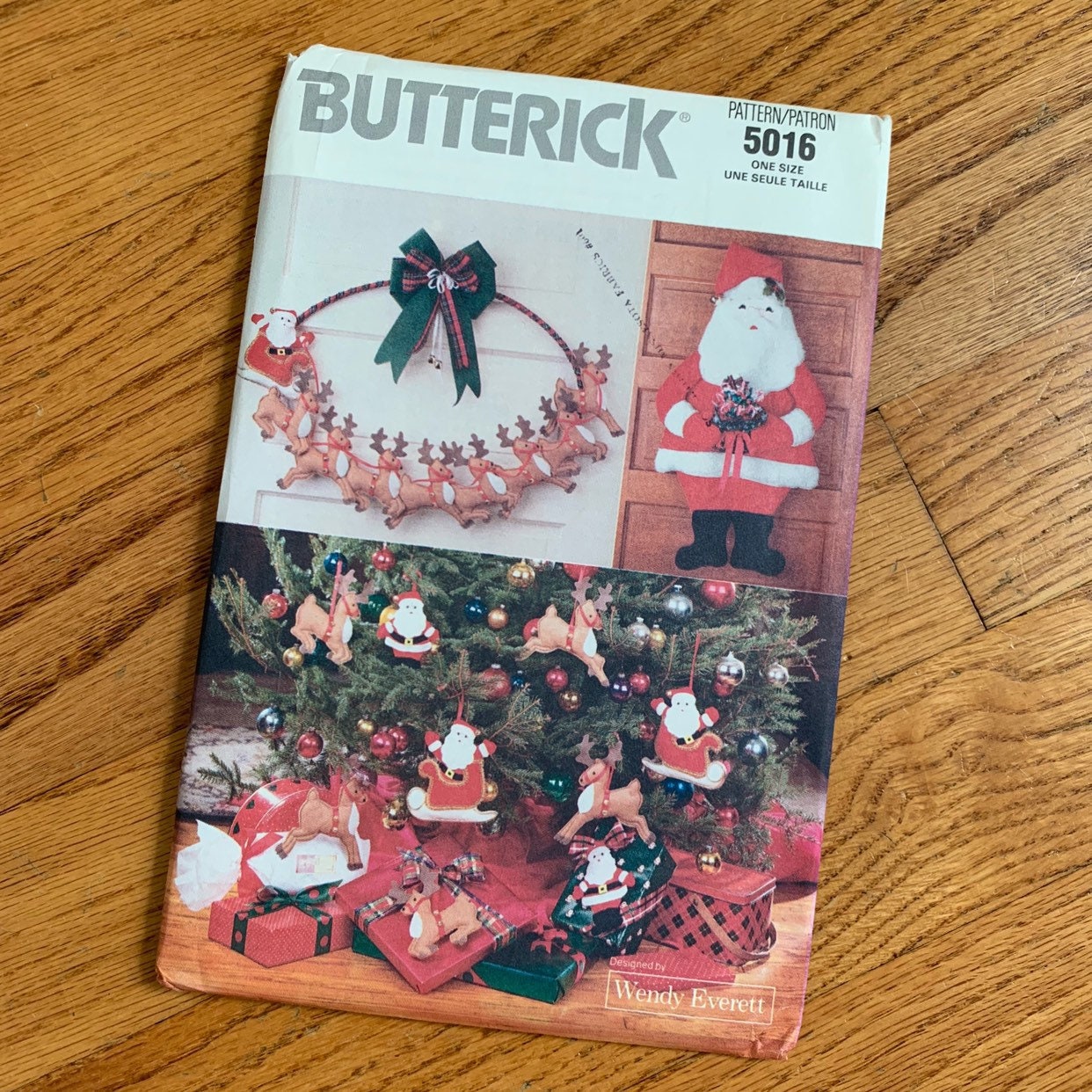Sewing & Fiber Handmade Christmas Butterick 5016 Ornament UNCUT Cloth ...