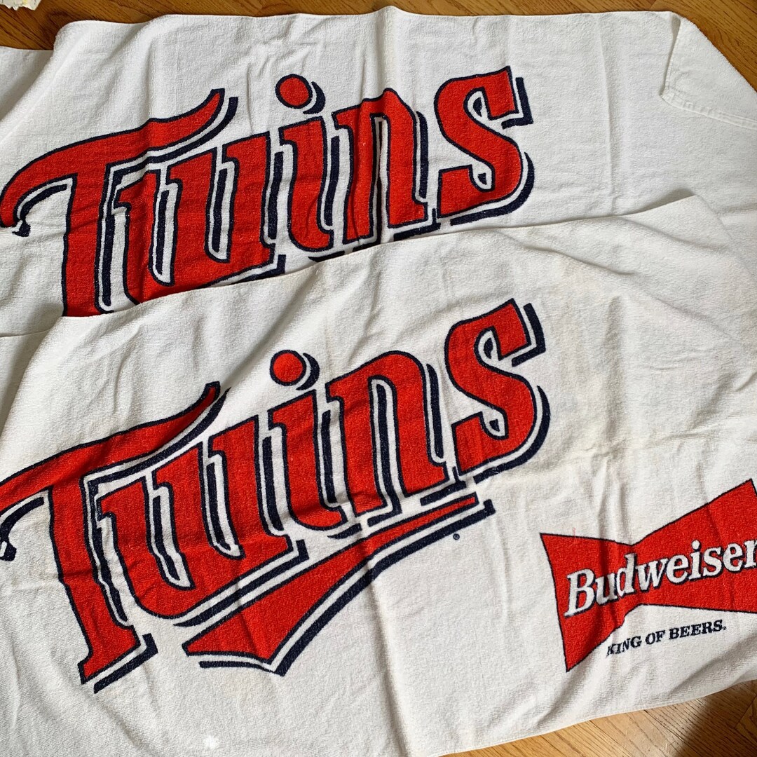 Vintage Minnesota Twins Budweiser Beach Towel - Collectible Baseball ...
