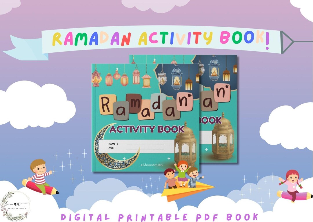 Ramadan Activity Book, Islamic Trivia, Islamic Wordsearch, Islamic ...
