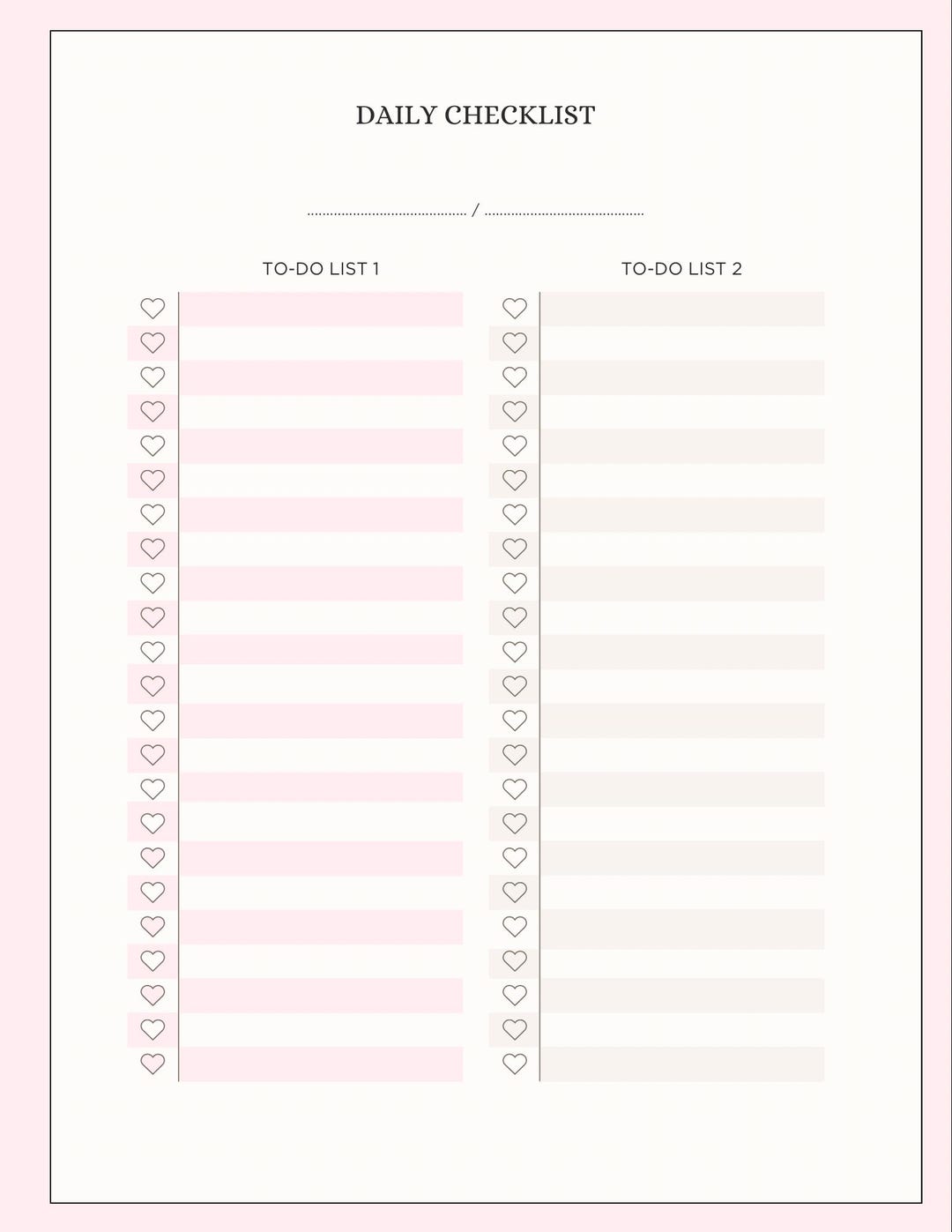 To Do Check List - Etsy