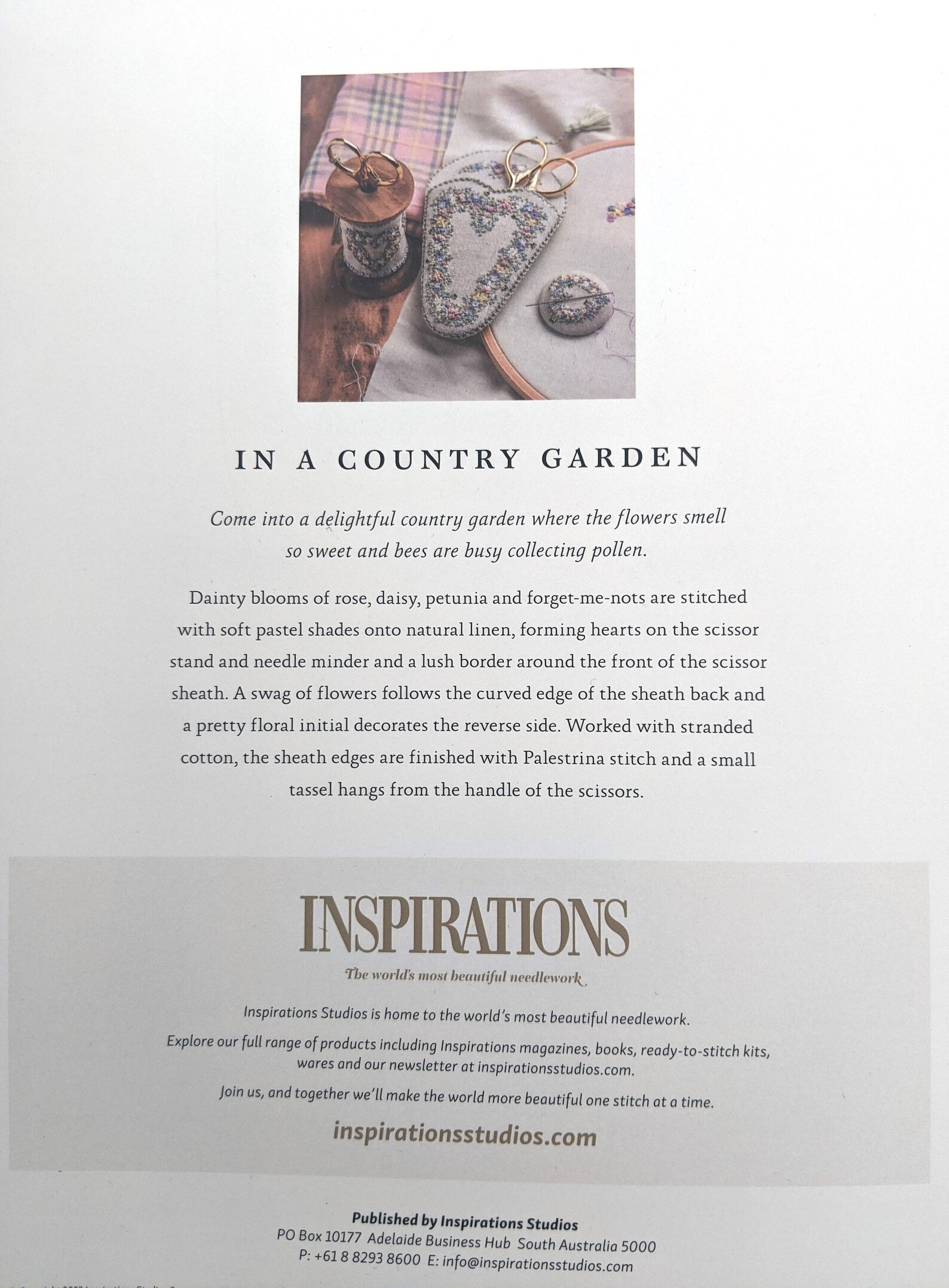 From the Heart - in a Country Garden Full Kit - Set of 3 Items. - Etsy