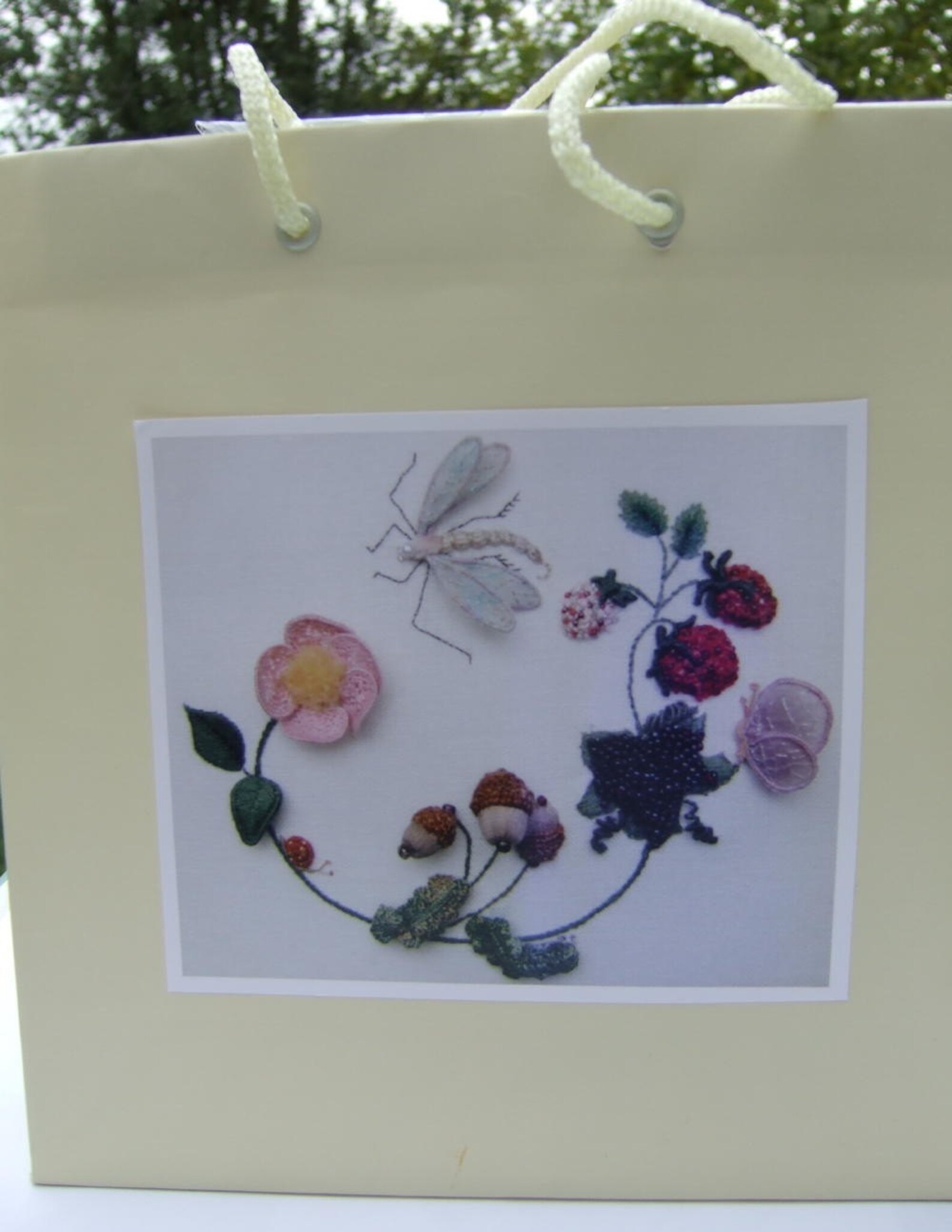 Dragonfly Wreath Stumpwork Kit - Etsy