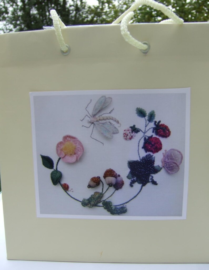 Dragonfly Wreath Stumpwork Kit | Etsy