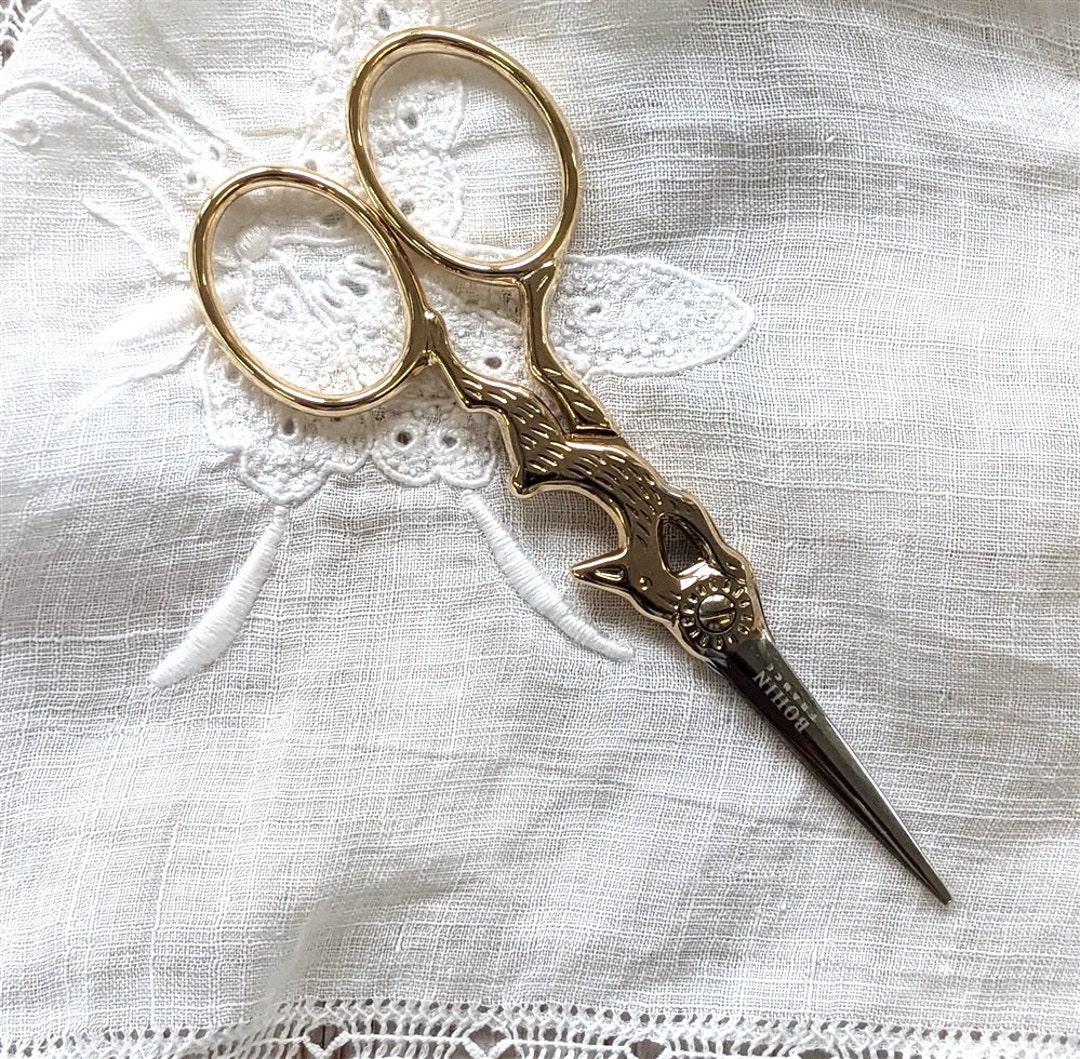 Bohin Rabbit Embroidery Scissors - Gilted - Etsy