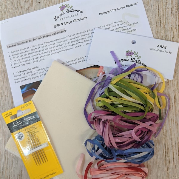 Ribbon Embroidery - Etsy