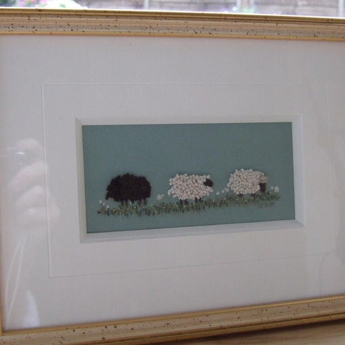 Stumpwork Embroidery Kit Counting Sheep - Etsy