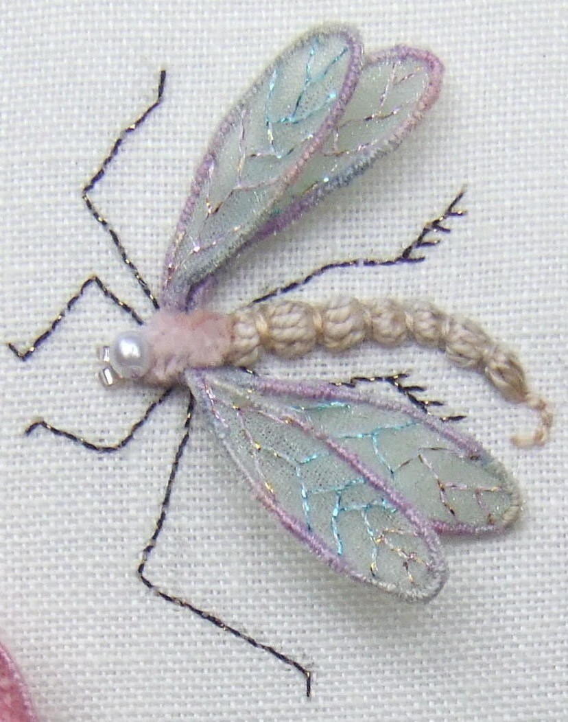 Dragonfly Wreath Stumpwork Kit | Etsy