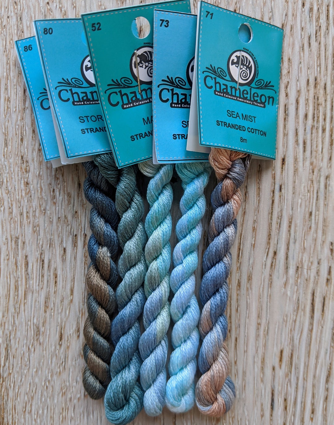 Stormy Seas Mini Collection - Stranded Cotton - Etsy