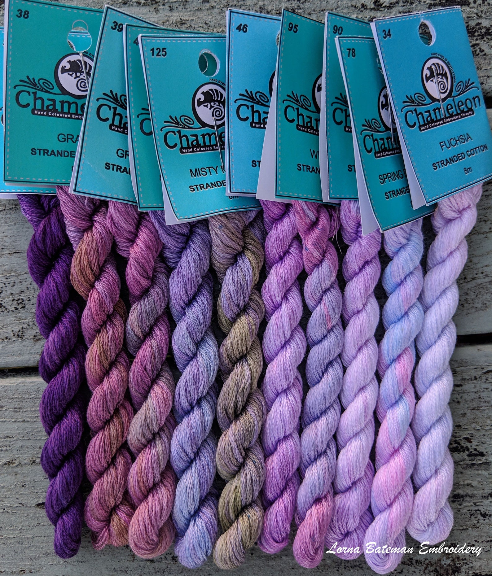 Lavender and Lilac Collection - Stranded Cotton - Etsy