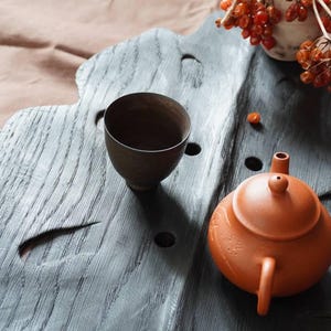 Chaban, Tea Table Made of Oak for сhinese Tea Ceremony, Tea Trey ...