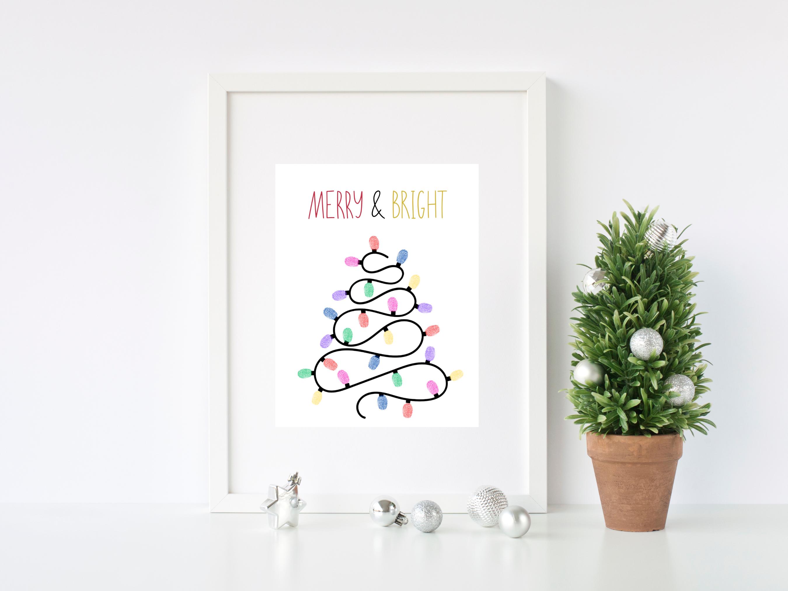 Christmas Handprint Art Bundle Holiday Craft Handprint Craft Keepsake ...