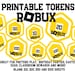 Roblox Printable Robux Coins, Pretend Play, Easter Egg Filler, Robux ...