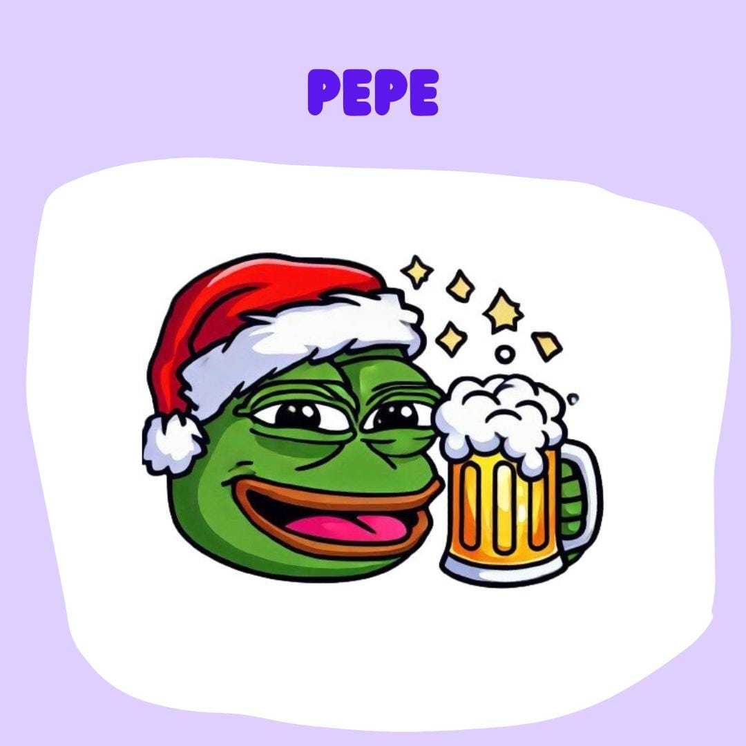 Twitch Emote Pepe Beer Xmas - Etsy