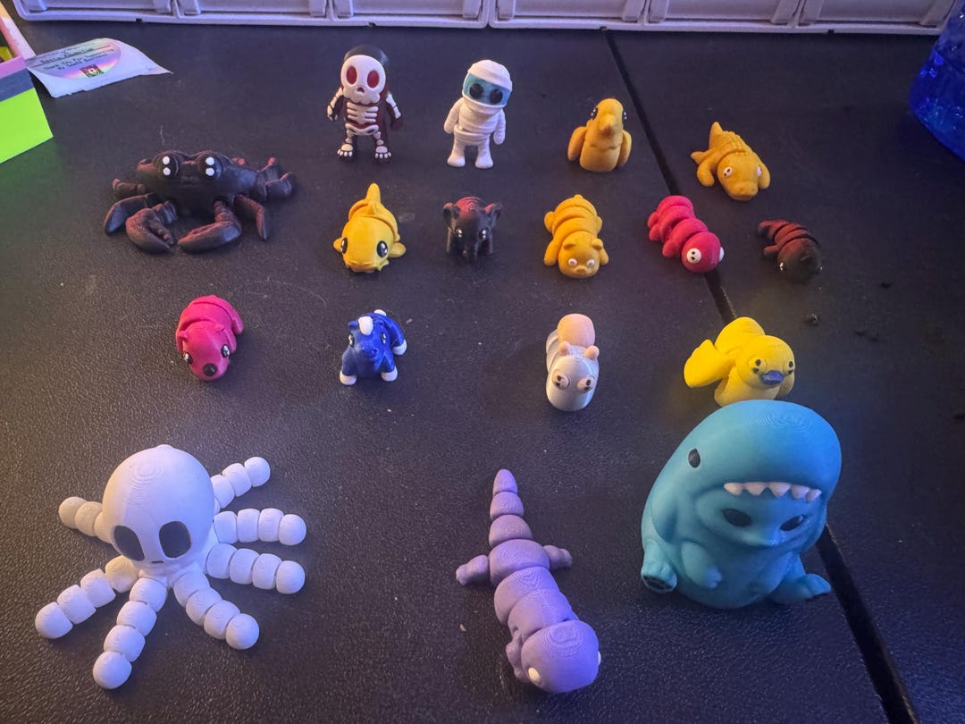 Mini Pack, 3D Printed Items Random Pack Decor - Etsy