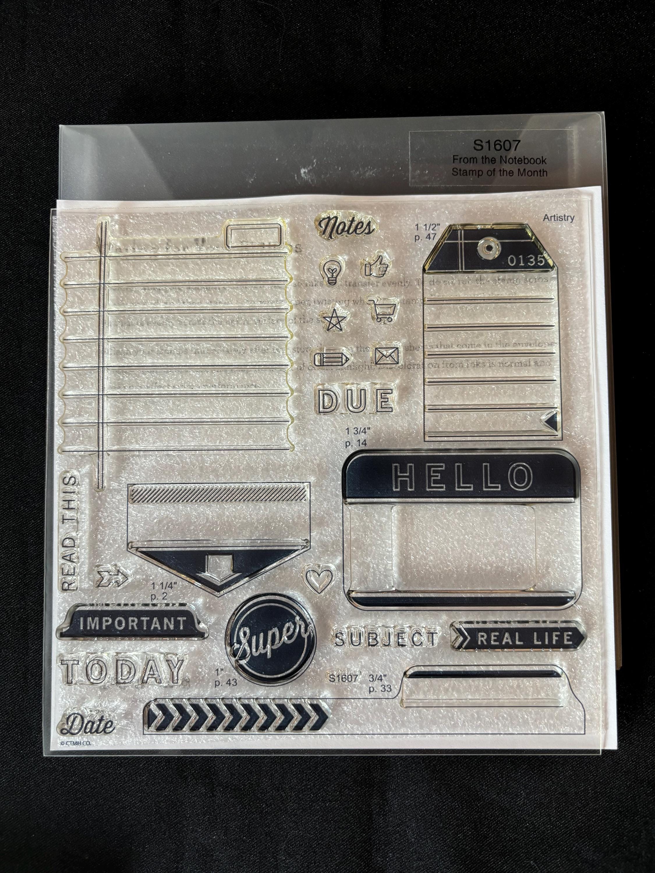 Close to My Heart CTMH Stamp Sets Acrylic Stamps Christmas New Year ...