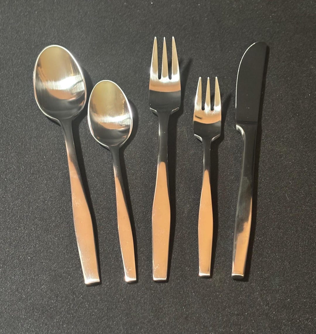Dansk Variation V 5 Piece Place Setting | 18/8 Stainless Flatware ...