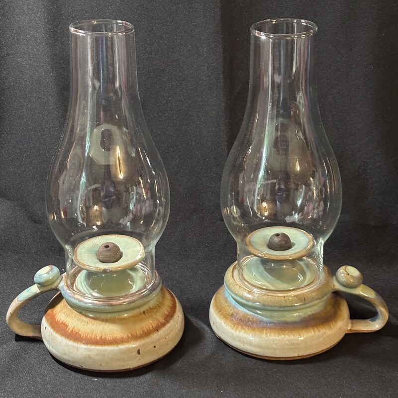 Pottery Oil Lamp - Etsy