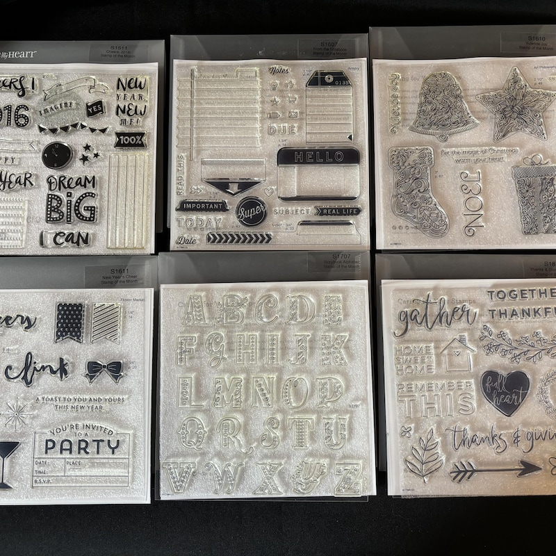Ctmh Alphabet Stamp Set - Etsy