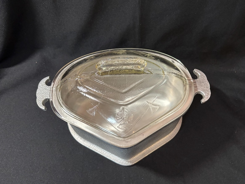 Guardian Service Aluminum Casserole With Glass Lid | Mid Century ...